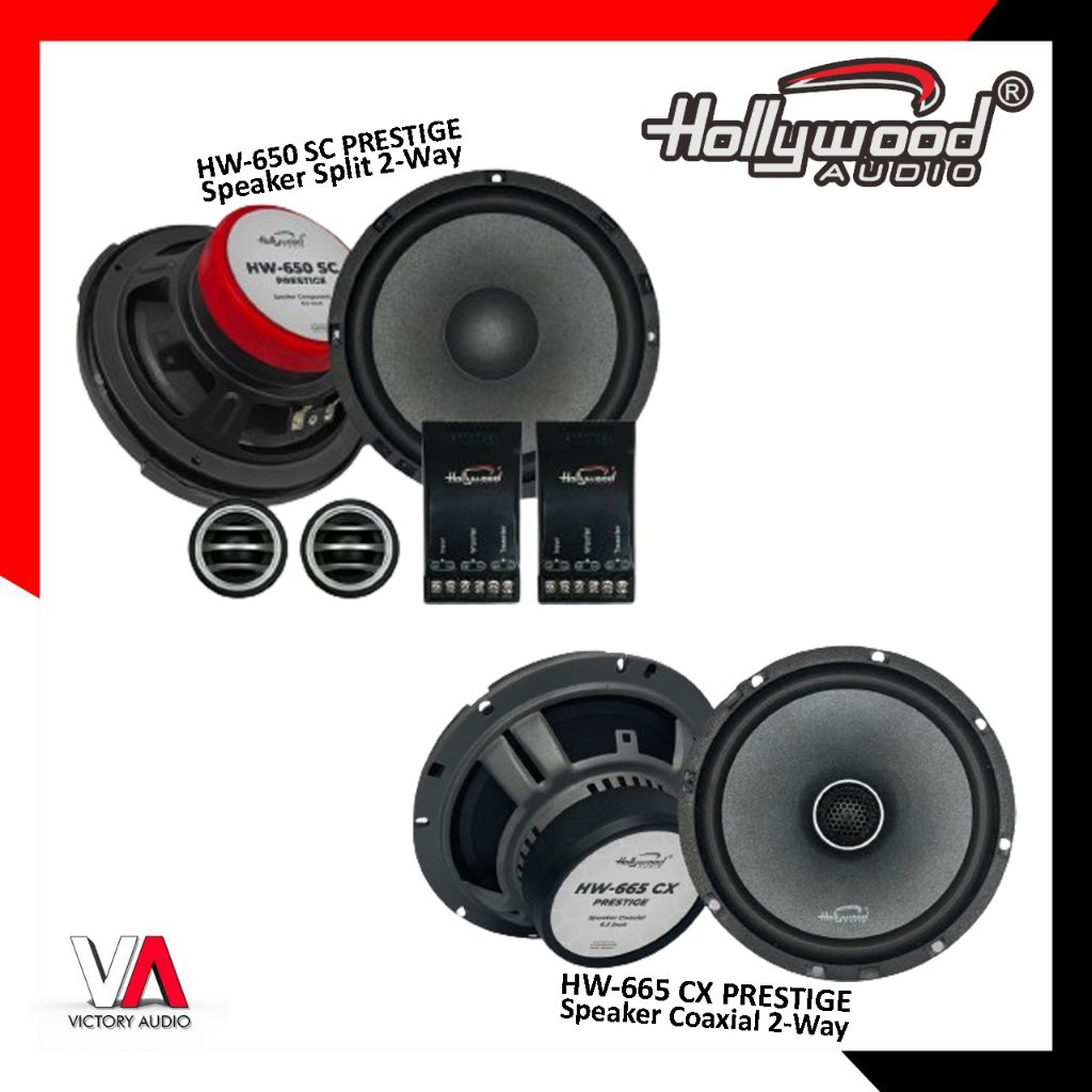 Jual Paket Audio Mobil Full Set Sound System Speaker Pintu HOLLYWOOD PRESTIGE Speaker Split 2 ...