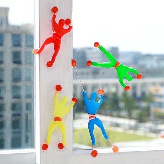 Jual Mainan Sticky Man Tempel Panjat Lengket Kaca Dinding Spiderman ...