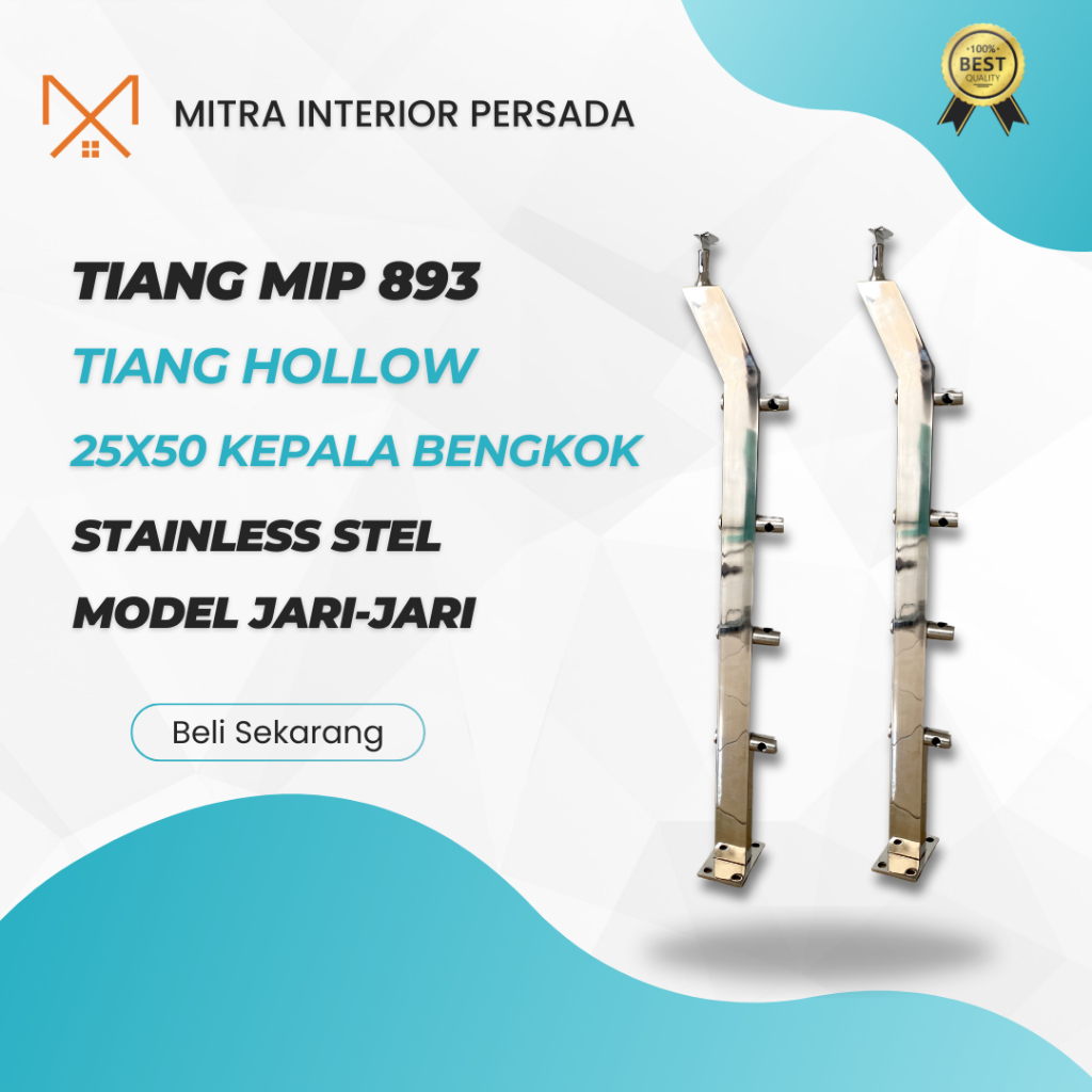 Jual Tiang Railing MIP 893 Kilap Railing Tangga jari2 stainless ...