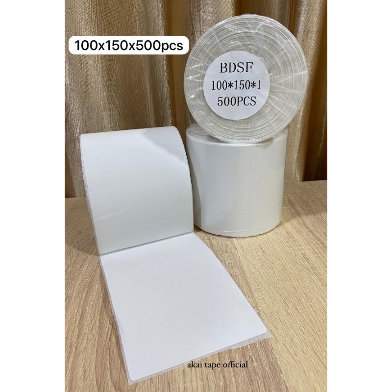 Jual LABEL THERMAL 100MM X 150MM X 500PCS | 100MM X 150MM X 300PCS ...