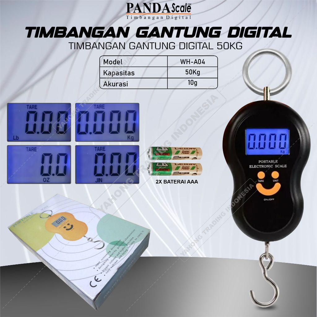 Jual Timbangan Digital / Timbangan Gantung Portable Electronic Scale ...
