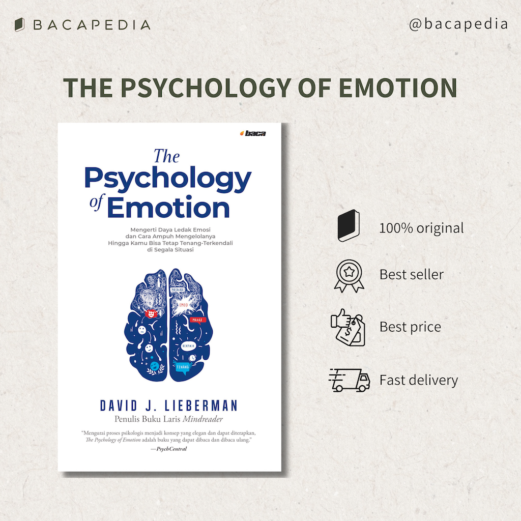 Jual Buku The Psychology of Emotion - David J. Lieberman - Soft cover ...