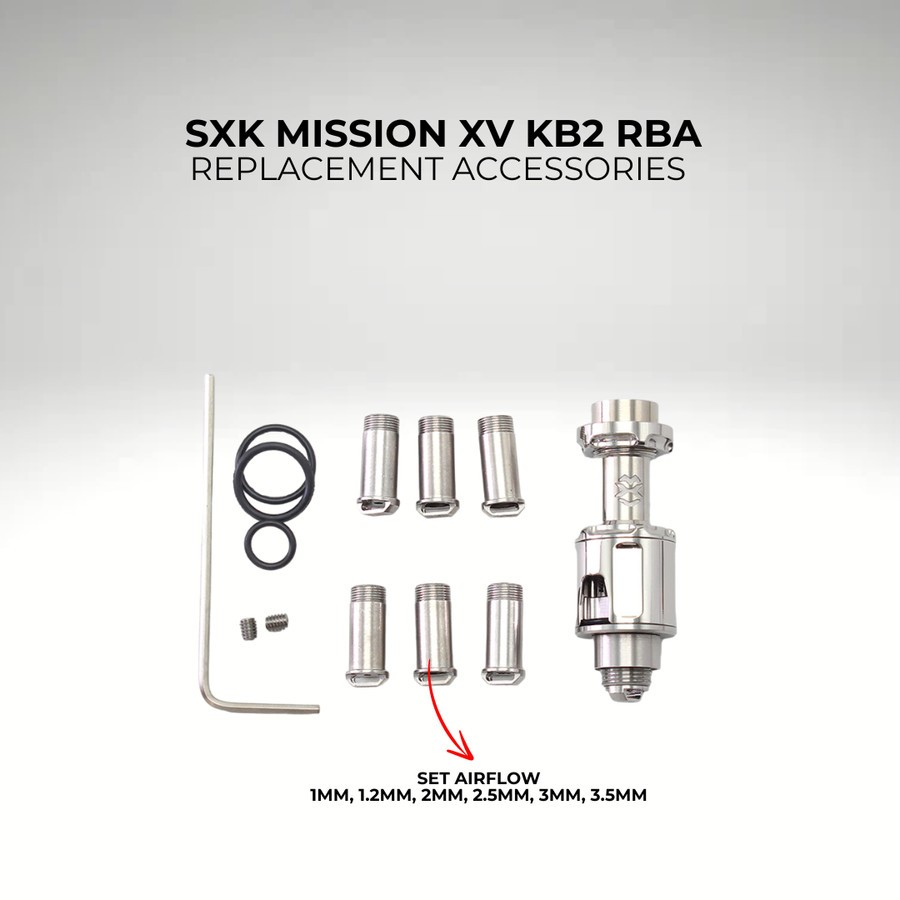 Jual Sparepart Komponen Set Airflow SXK SXK MISSION XV KB2 RBA 6pcs ...