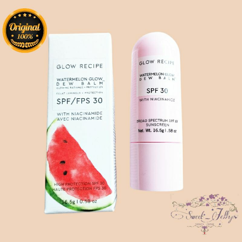 Jual GLOW RECIPE Watermelon Glow Niacinamide Dew Balm SUNSCREEN SPF 45 ...