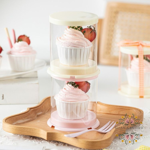 Jual TEMPAT KUE TABUNG CUPCAKE DIAMETER 10 CM TINGGI 11 CM MN-1311 BOX ...