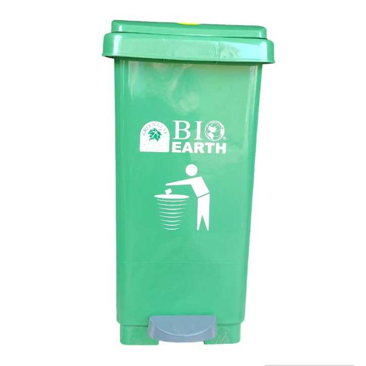Jual TEMPAT SAMPAH INJAK SEGI GREEN LEAF 2160 - 50 LITER DUSTBIN BIO | Shopee Indonesia