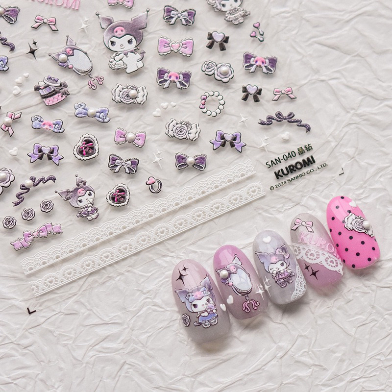 Jual STICKER KUROMI SANRIO SAN-040 FOR NAIL ART HIASAN KUKU STICKER ...