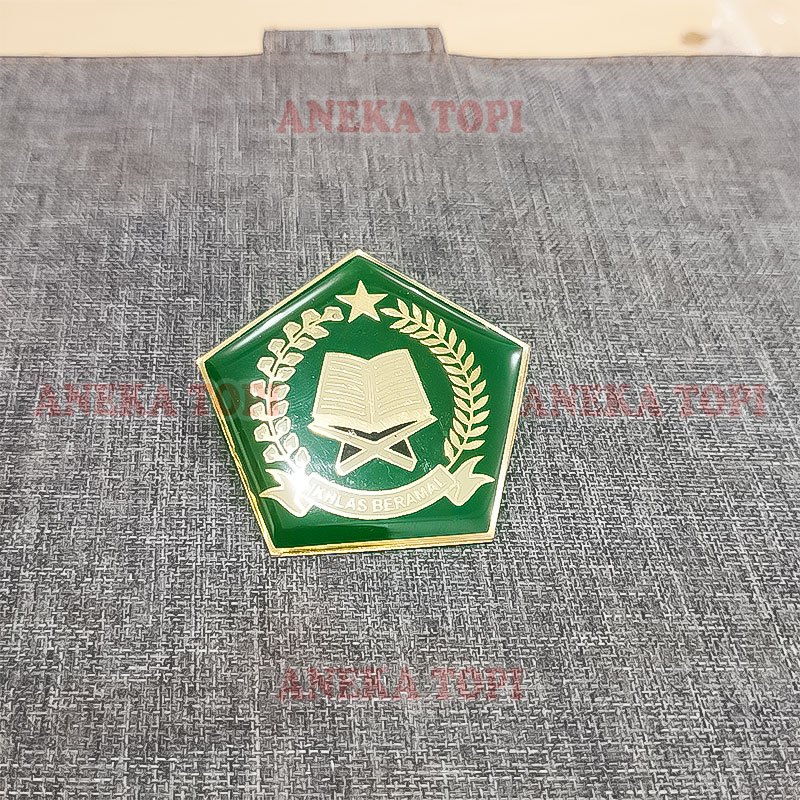 Jual Pin Logo Kementerian Agama Pin Kemenag Model Segilima - Aneka Topi ...