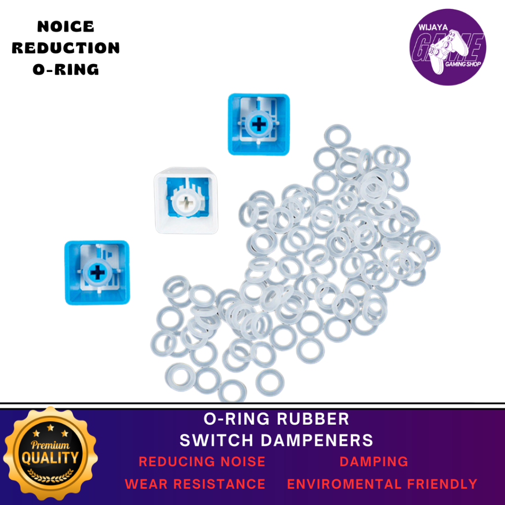 Jual O-Ring Mechanical Keyboard Keycaps Silicone rubber Switch Sound ...