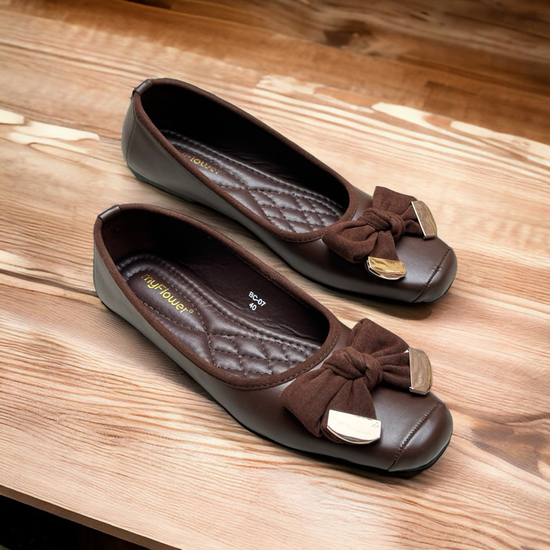 Jual Basic Elegant Sepatu Wanita Flatshoes Ballerina BC07 - Sepatu ...