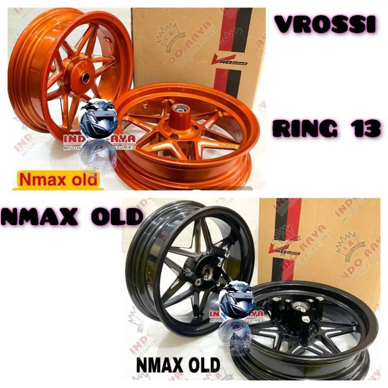 Jual VELG VROSSI ORBIT NMAX OLD UKURAN STANDAR ORIGINAL RING 13 DEPAN 3 ...