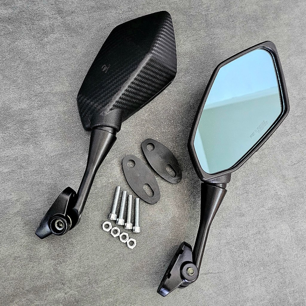 Jual Spion Carbon Ninja Cbr Nmax R15 R25 Dudukan Kecil spion karbon ...