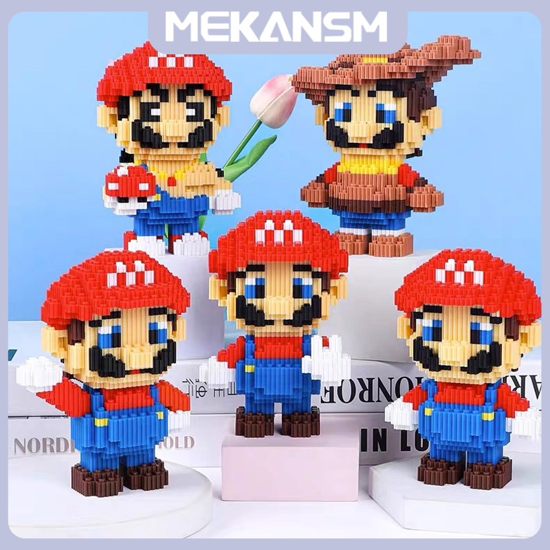 Jual MEKANSM Mainan Balok Edukasi Anak Nano Block Super Mario Series ...