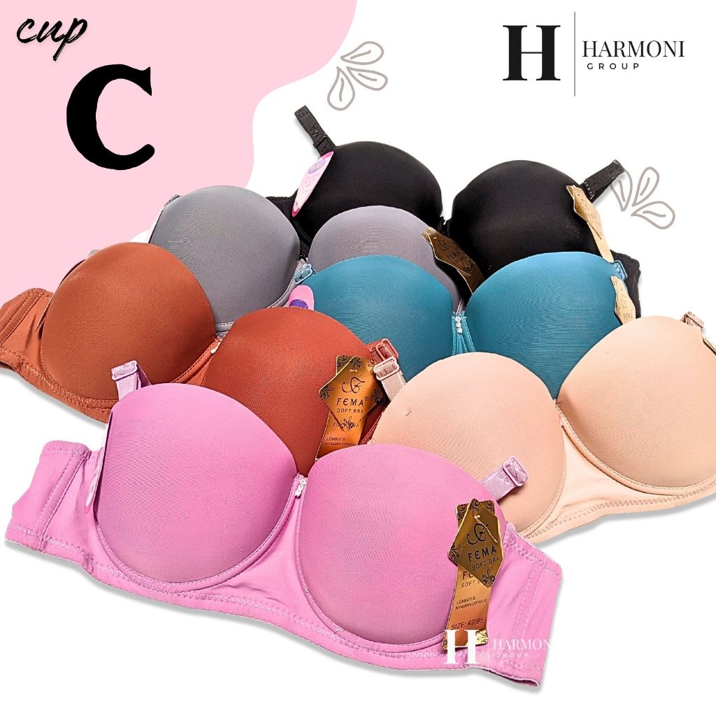 Jual BH Wanita Cup Besar Kawat Fema | 1001 | 1291 1507 Bra Cup C Kawat ...