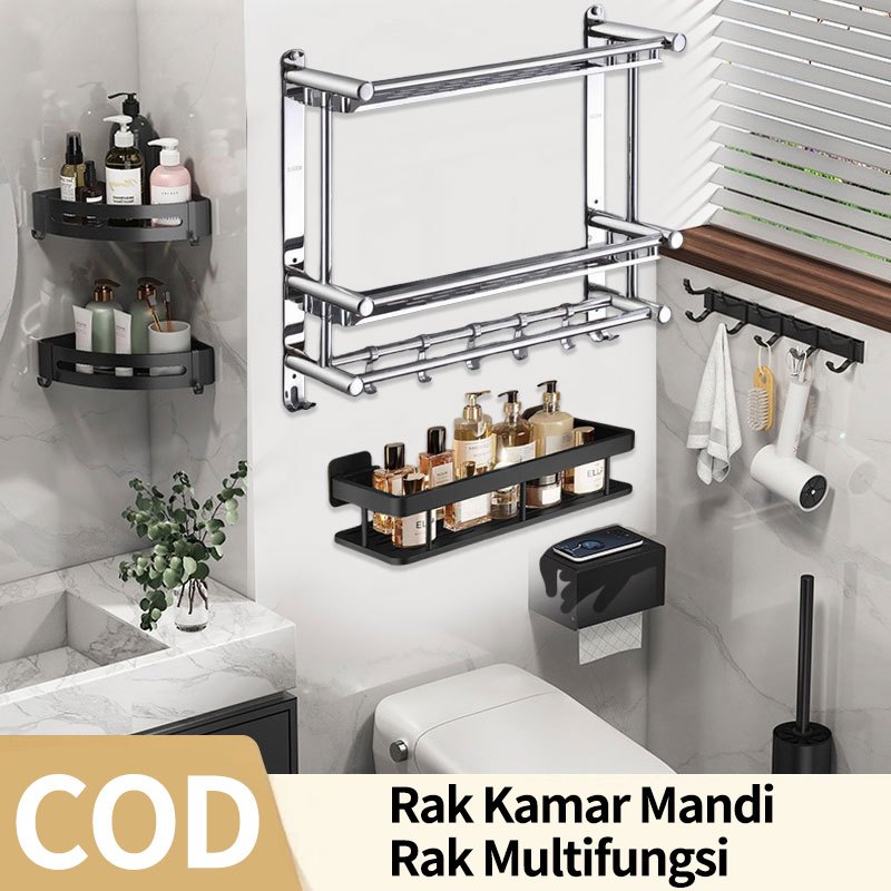 Jual Rak Kamar Mandi Tempel Rak Handuk Kamar Mandi Rak Toilet ...