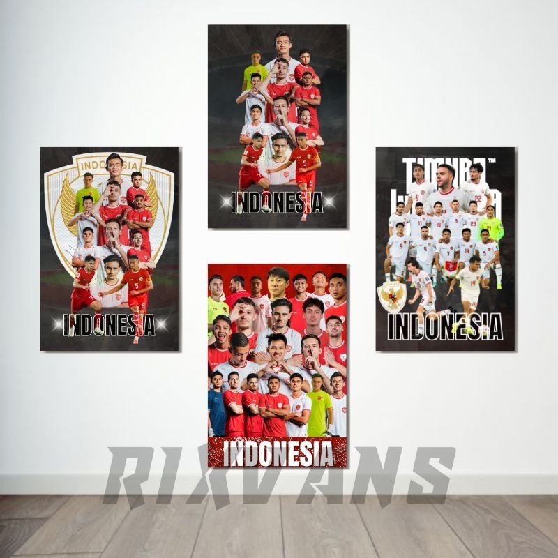 Jual Poster Mdf Timnas Indonesia 20x30cm | Shopee Indonesia