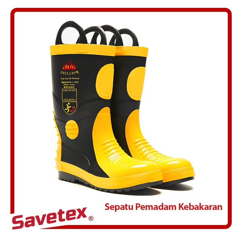 Jual Sepatu Pemadam Kebakaran / Safety Fire Boot | Shopee Indonesia