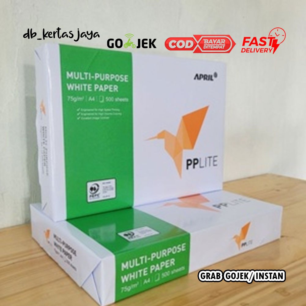Jual Kertas HVS A4 2 Rim 75 grm PPlite Merk April | Shopee Indonesia