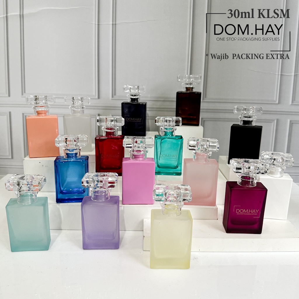 Jual 30ml KLSM Chanel Clear Botol Parfum Semi Press Kaca Parfume Minyak ...