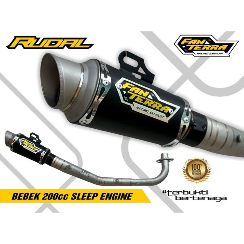 Jual FANTERRA RACING EXHAUST | KNALPOT SLEEP ENGINE 130CC s/d 200CC ...