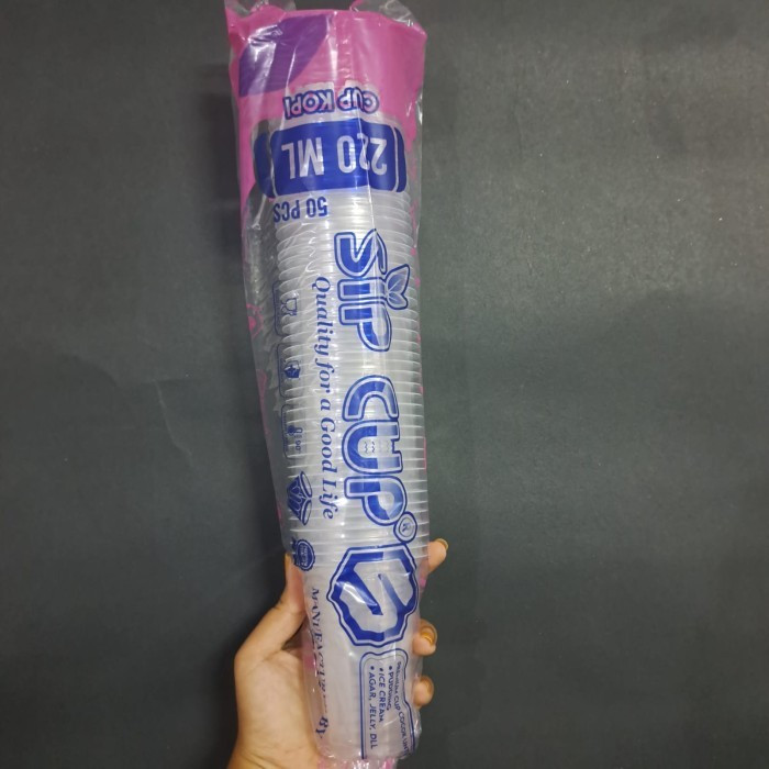 Jual Cup Aqua SIP/OLALA 220ml / gelas plastik / cup plastik / gelas ...