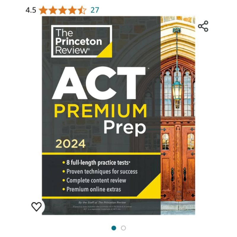 Jual Princeton Review Act Premium Prep, 2024 | Shopee Indonesia