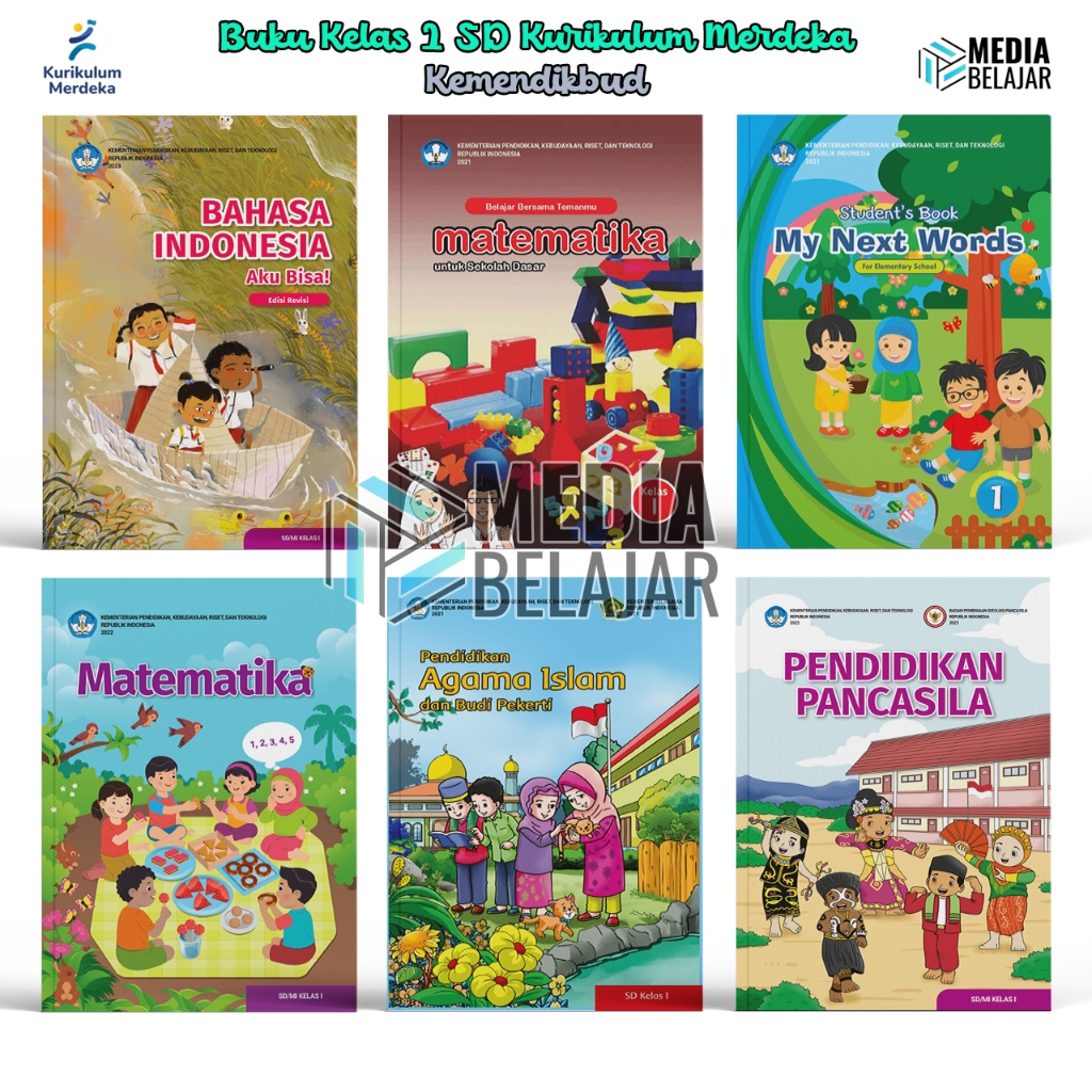 Jual Buku Kelas 1 SD Kurikulum Merdeka Kurikulum Penggerak Revisi Terbaru | Shopee Indonesia