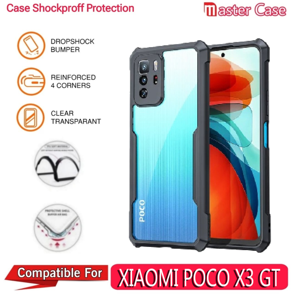 Jual Casing XIAOMI POCO X3 GT Shockproff Camera Protection Transparan ...