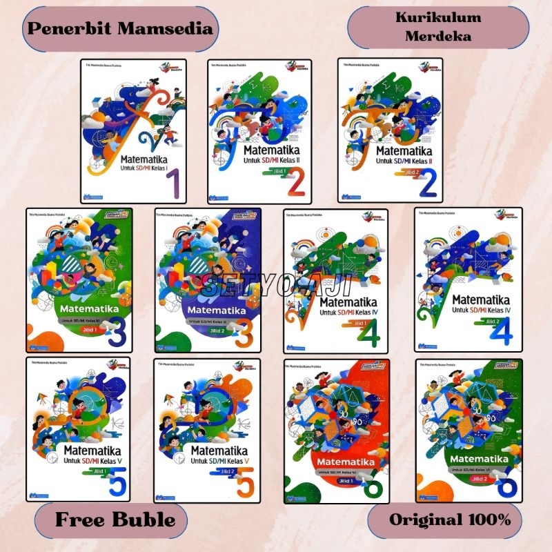 Jual Matematika SD Kelas 1 2 3 4 5 6 Kurikulum Merdeka Penerbit Masmedia | Shopee Indonesia