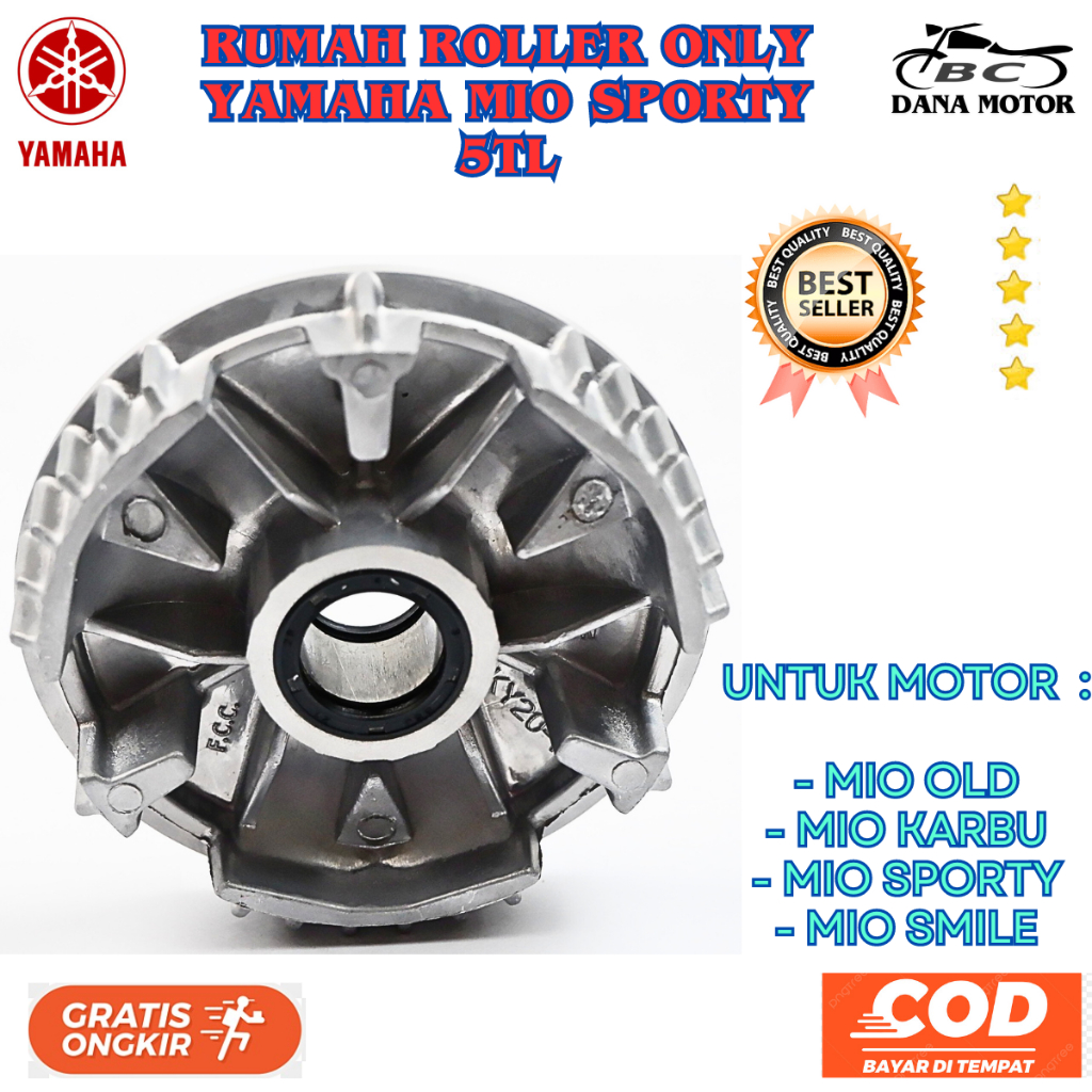Jual Rumah Roller Mio Sporty / Rumah Roler Only Yamaha Mio Karbu Original primium - 5TL-E7620-00 ...