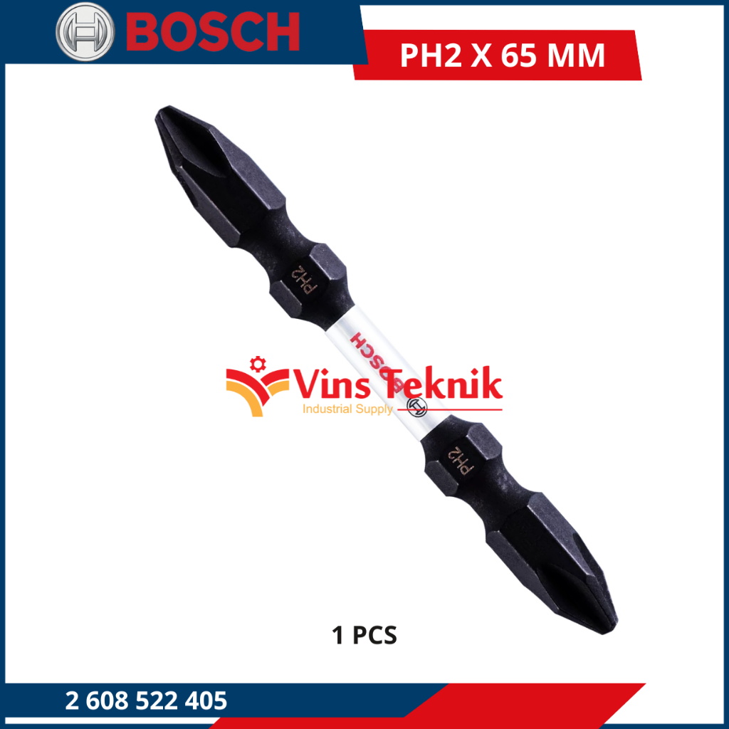 Jual Mata Obeng Impact Screwdriver Bit PH2 65mm Bosch 1PCS | Shopee ...