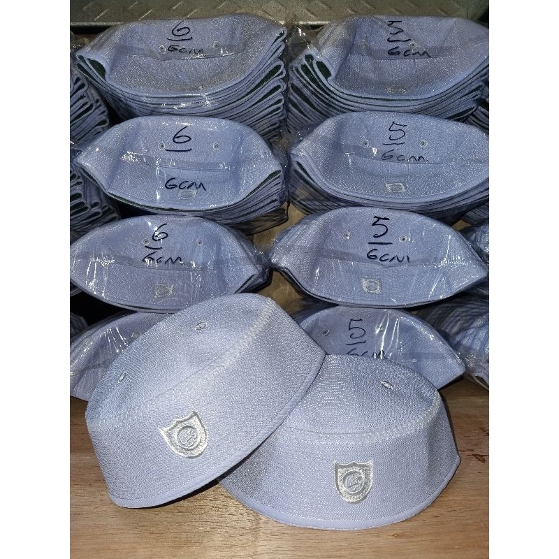 Jual Songkok Malaysia Logo Putih original Abdul Hamid Tinggi 6 Cm ...