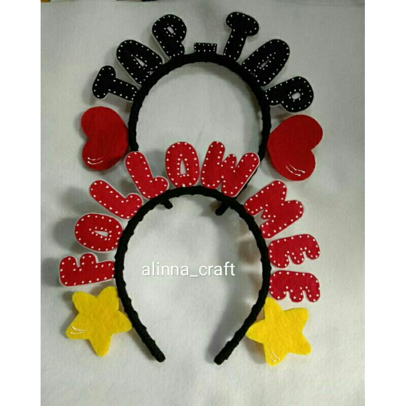 Jual bando nama custom karakter flanel | Shopee Indonesia