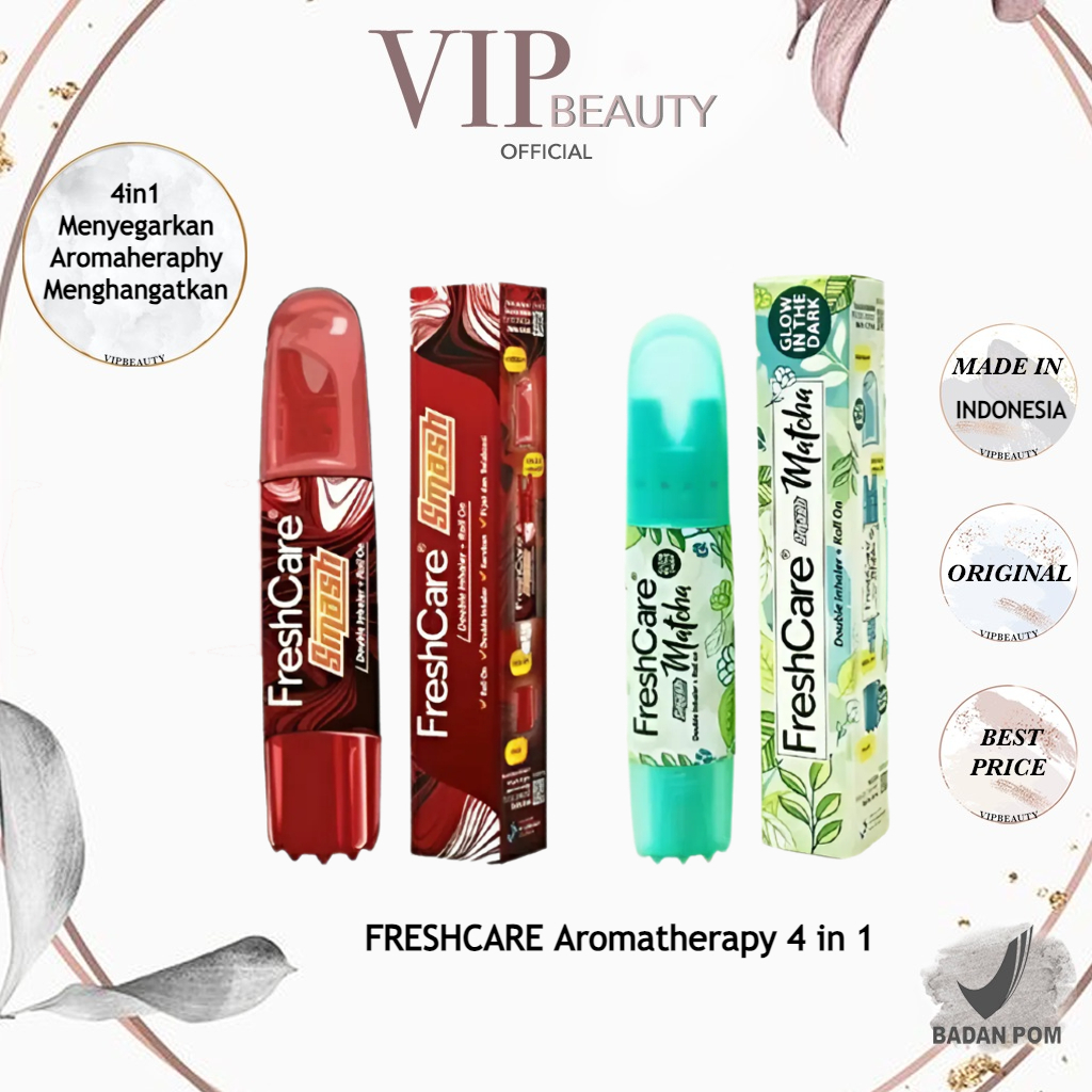 Jual FRESHCARE Smash Minyak Angin Aromatherapy 4 in 1 Ori & Matcha ...