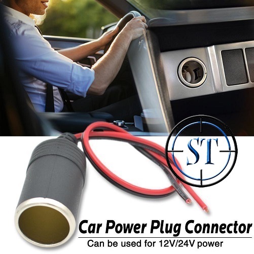 Jual Soket Car Lighter Female Steker Inline Mobil Colokan Plug ...