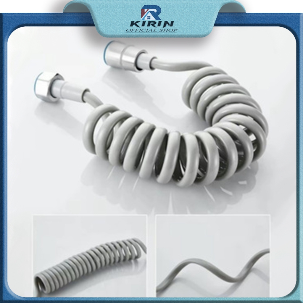 Jual Selang Spiral Shower Bahan ABS Fleksibel Warna Putih Panjang 150 ...