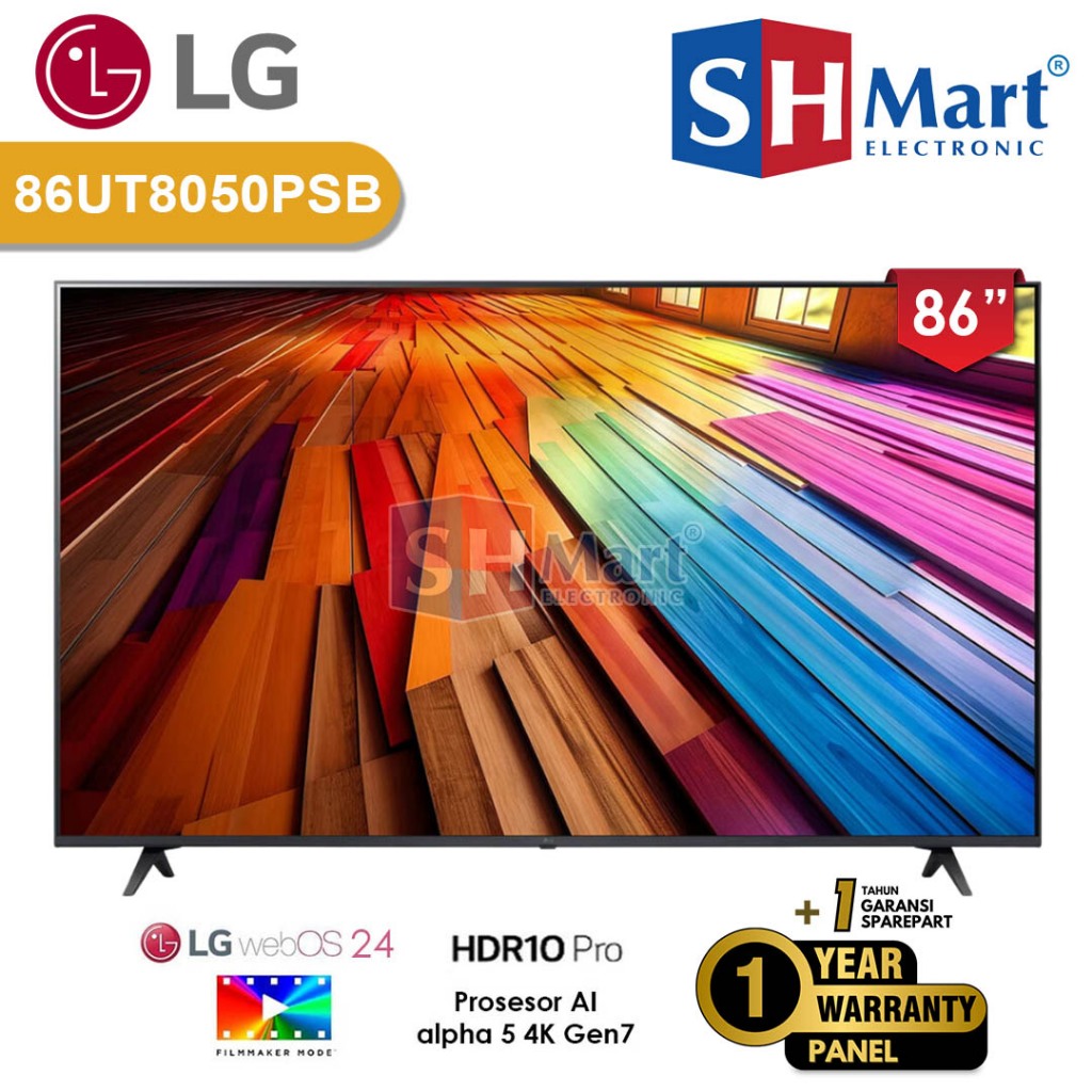 Jual SMART TV LG 86 INCH 86UT8050 UHD 4K HDR 10 PRO 86UT8050PSB NEW ...