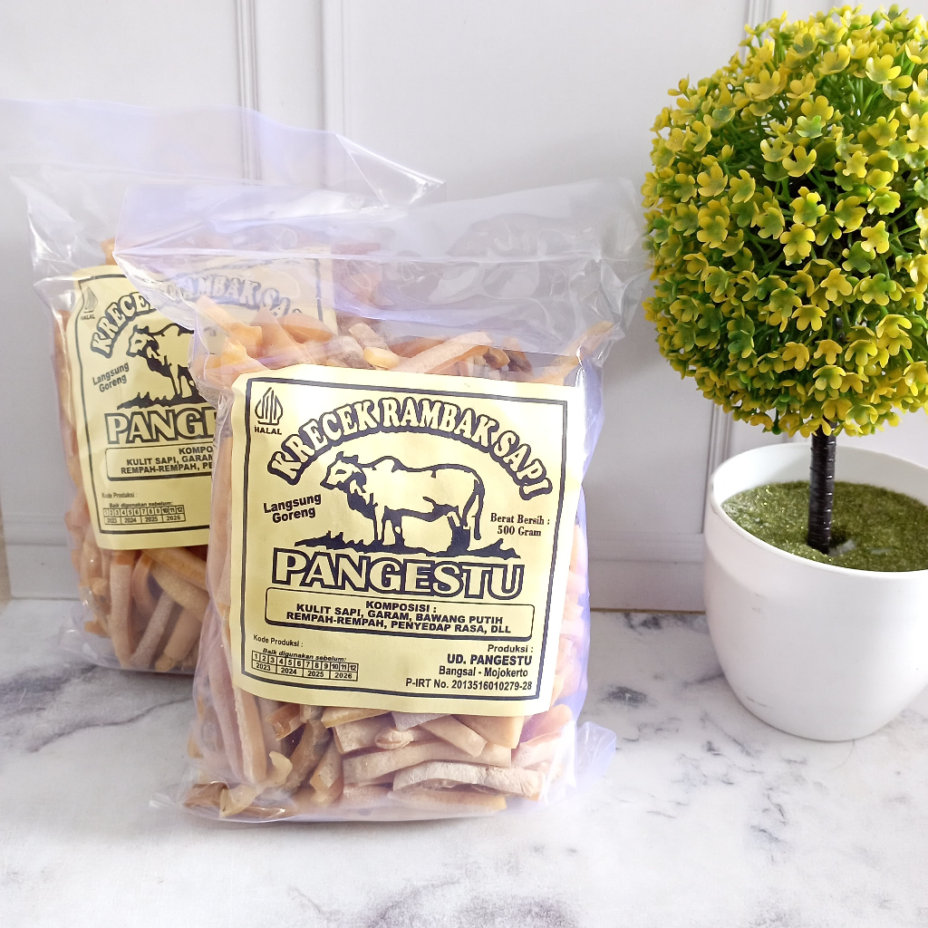 Jual KRECEK RAMBAK SAPI MENTAH PANGESTU 500 GRAM - Krecek Sapi/Rambak ...