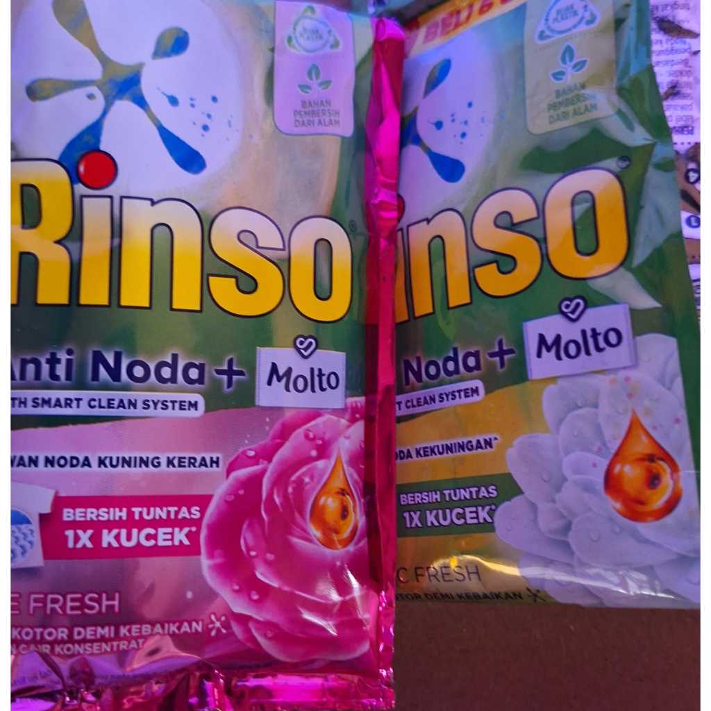 Jual Sabun Cuci Rinso/Daia/Soklin/Molto/Bayclin Bubuk Cair Sachet ...