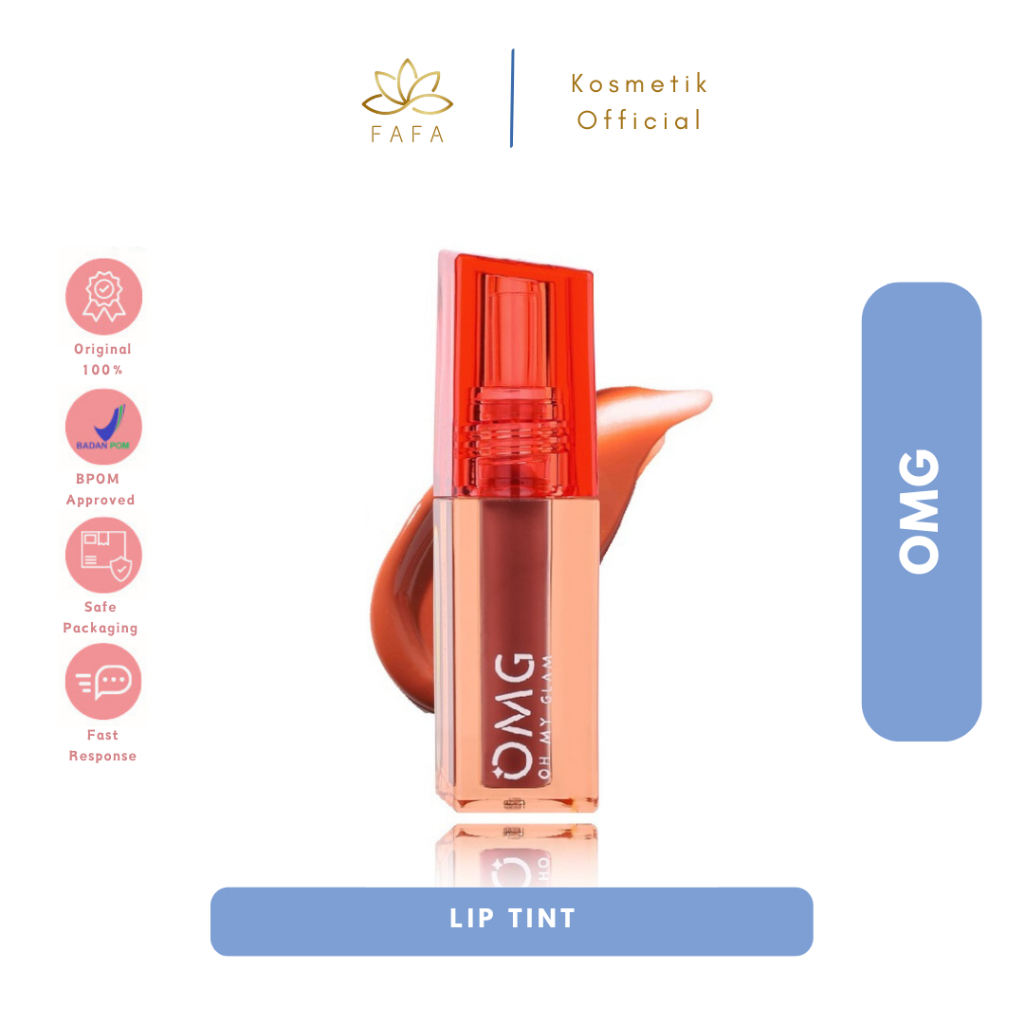 Jual OMG OH MY GLAM Glassy Lip Tint 2g - Lip Tint Warna Intense Tahan ...