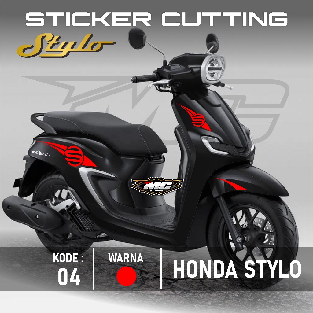 Jual (COD) MC Sticker Cutting Sticker Stylo 160 - Stiker Striping List ...