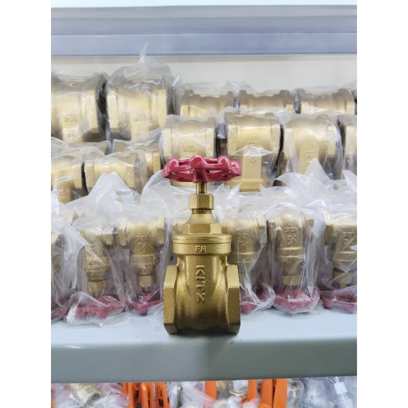 Jual Gate Valve kitz kuningan 1/2" inch / Gate Valve brass Original KITZ | Shopee Indonesia