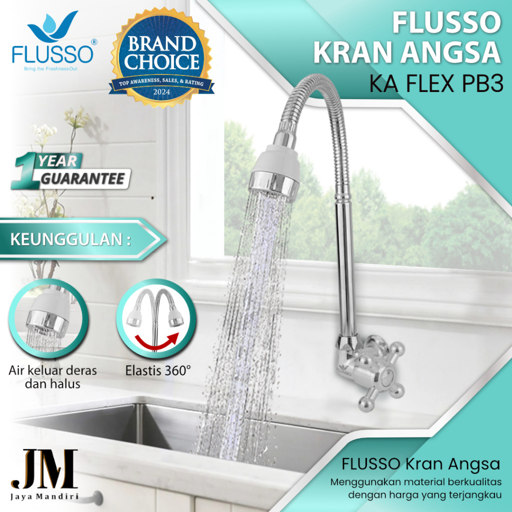 Jual Flusso Kran Angsa Cuci Piring / Kran Angsa Flexible / Kran ...