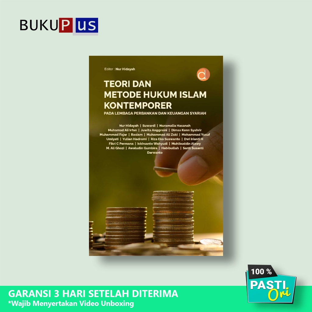Jual Buku Teori dan Metode Hukum Islam Kontemporer pada Lembaga Perbankan dan Keuangan Syariah ...