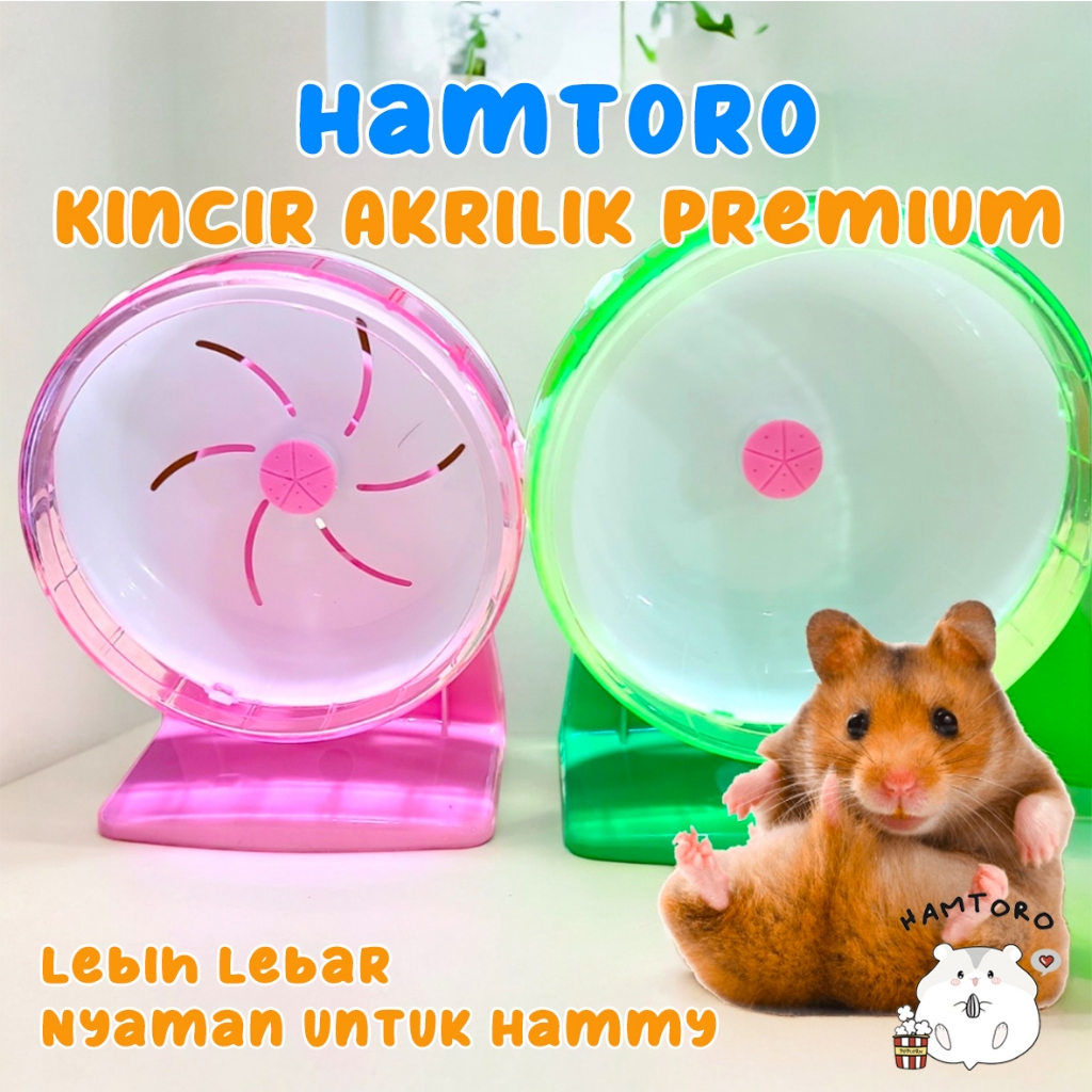 Jual Hamtoro Kincir Akrilik Premium Mainan Hamster, Sugar Glider ...