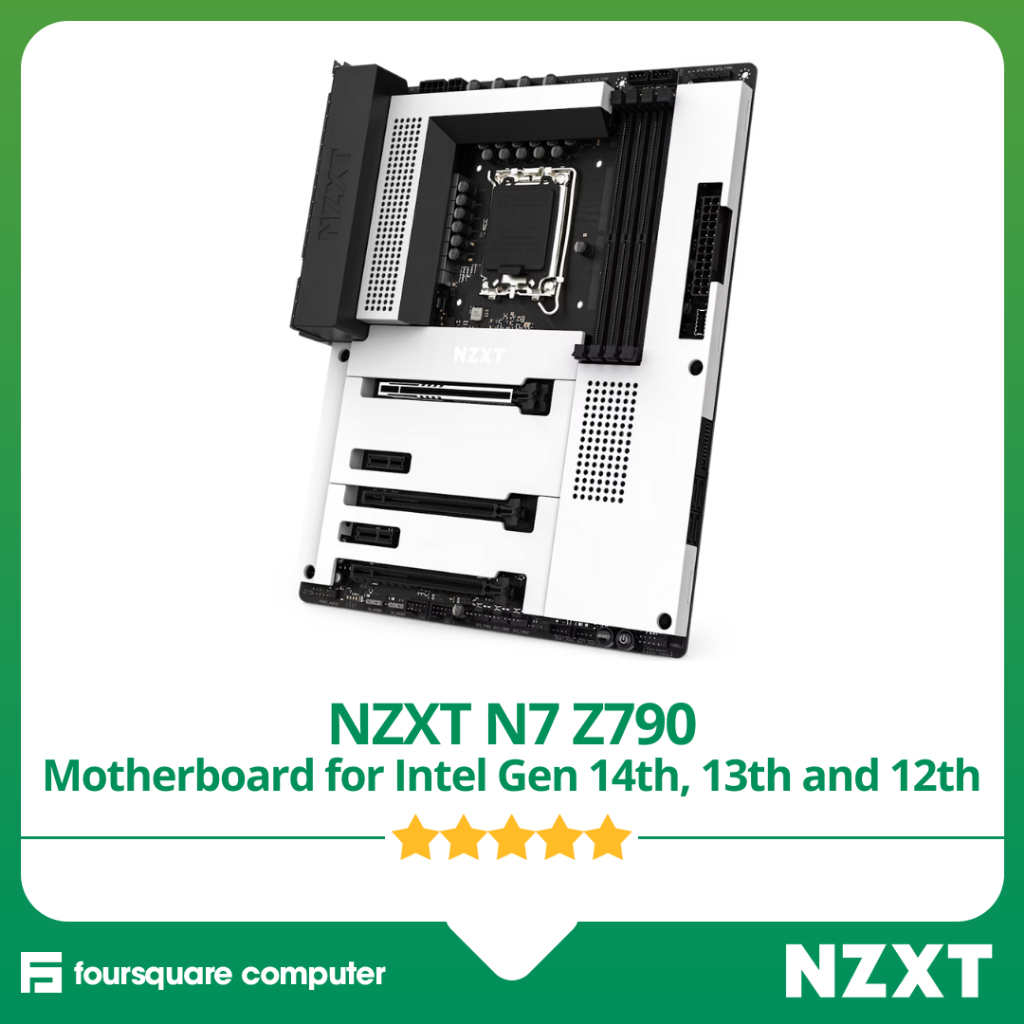 Jual Motherboard NZXT N7 Z790 White Mobo Intel LGA 1700 Resmi | Shopee ...
