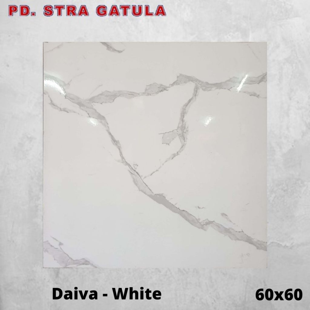 Jual (invoice) SEMI GRANIT 60x60 Daiva White - Keramik Lantai - Keramik ...