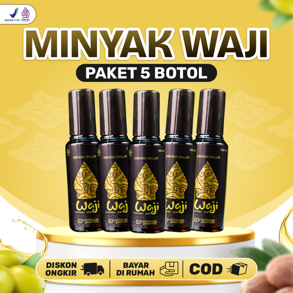 Jual Waji Herbal Oil 500ml 5 Botol | Shopee Indonesia