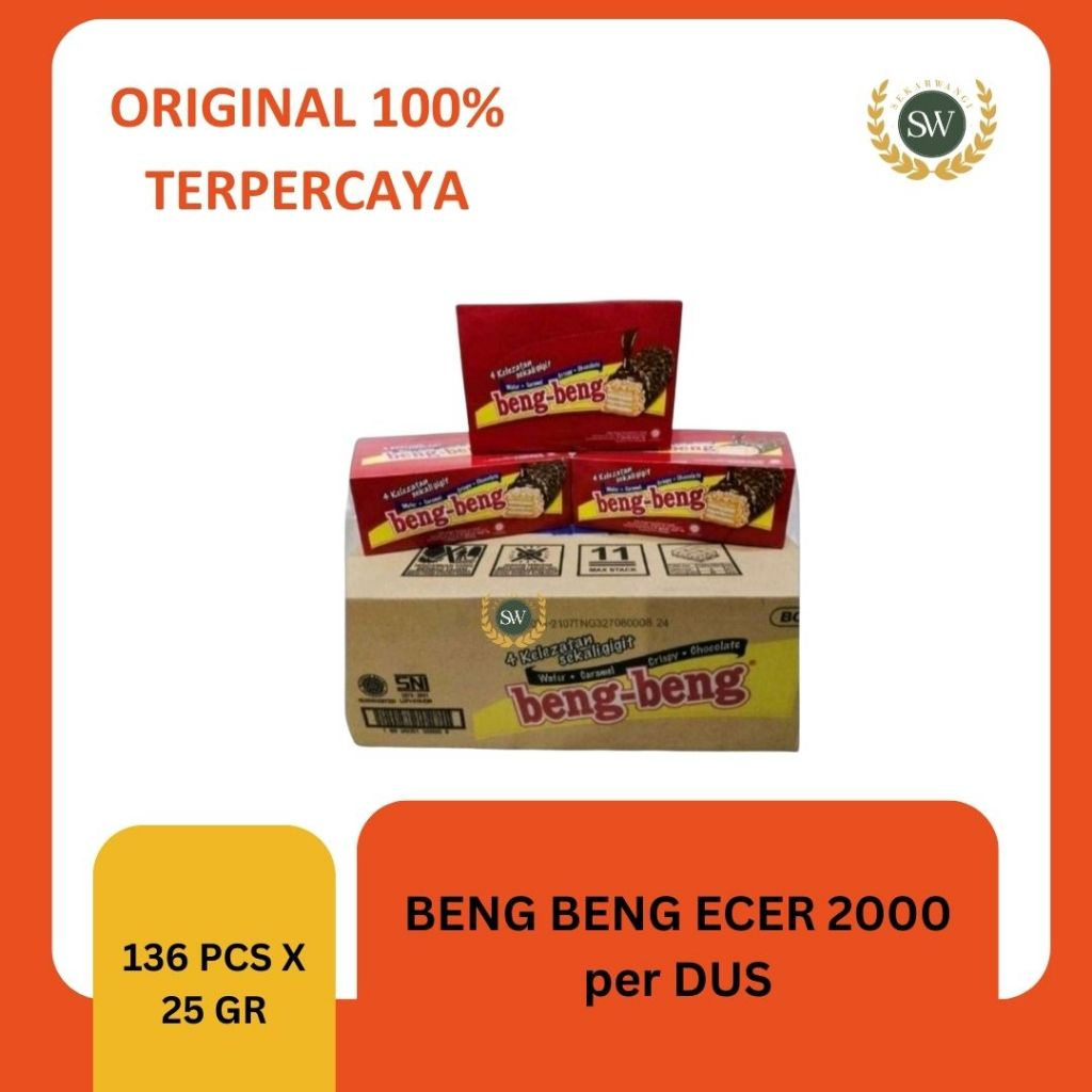 Jual Beng-beng rasa Cokelat - Per DUS - Isi 8 BOX x 17 PCS - Eceran ...