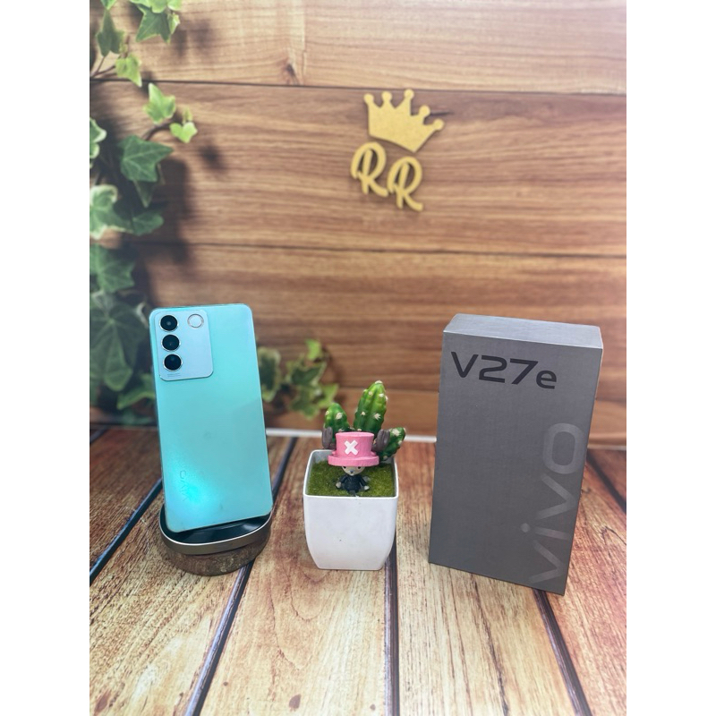 Jual Vivo V27e 8/256 Lively Green Box oem Charger ori Lecet di bazel ...